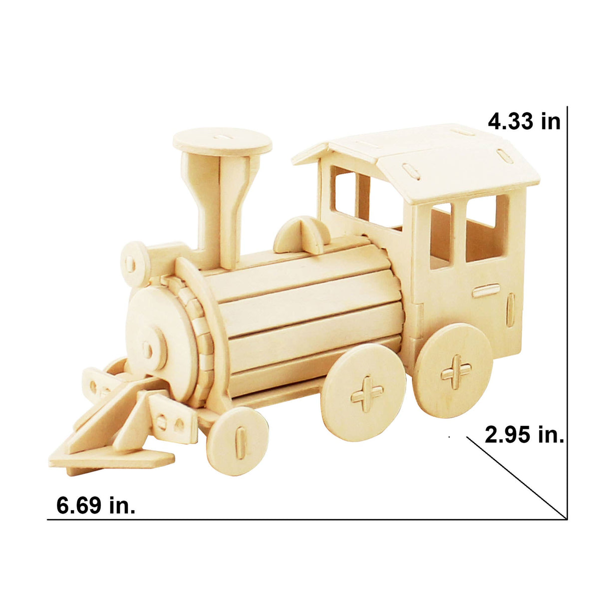 3D Wooden Puzzle: Locomotive – Mission Inn Museum